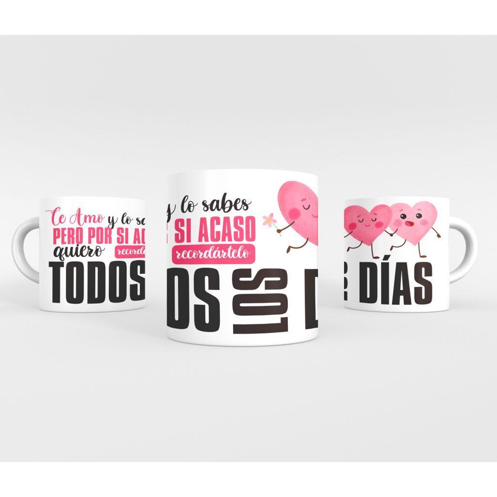 Taza te amo todos los dias - 【Recuerdos Baby 】⭐