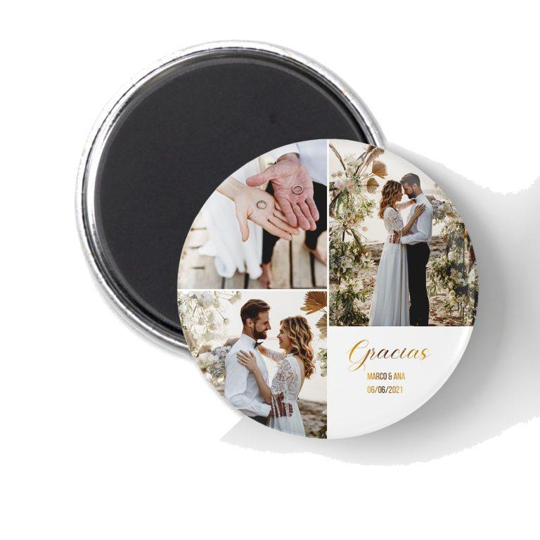 Imán personalizado fotos boda - 【Recuerdos Baby 】⭐ 2025